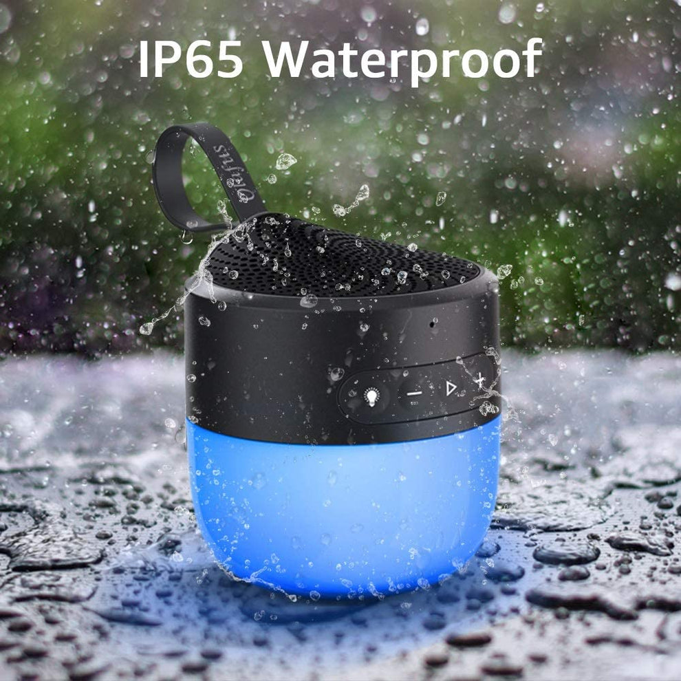 Portable Bluetooth Wireless Speaker with Dimmable LED Light - OLAFUS